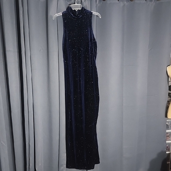 Jump | Dresses | Jump Midnight Blue Sparkle Maxi Dress | Poshmark